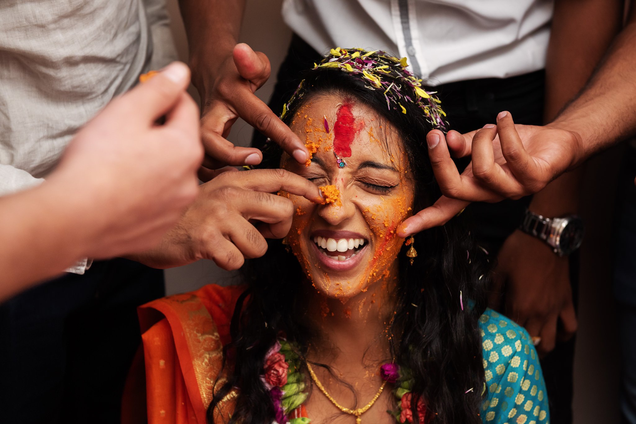 Pithi Ceremony photography - Hindu wedding photography