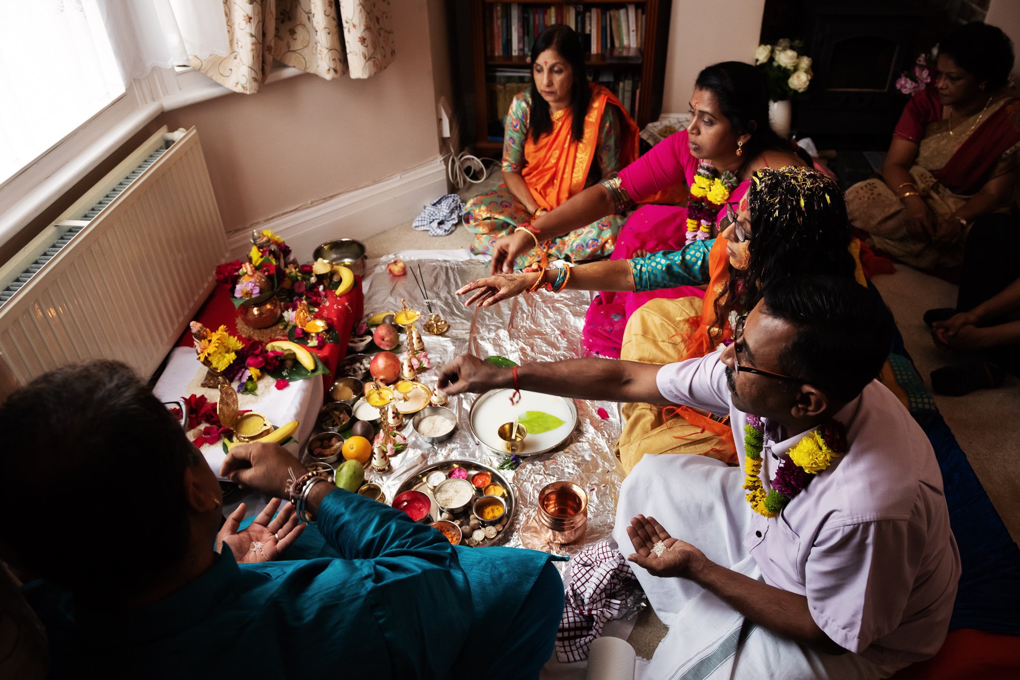 Pithi Ceremony photography - Hindu wedding photography