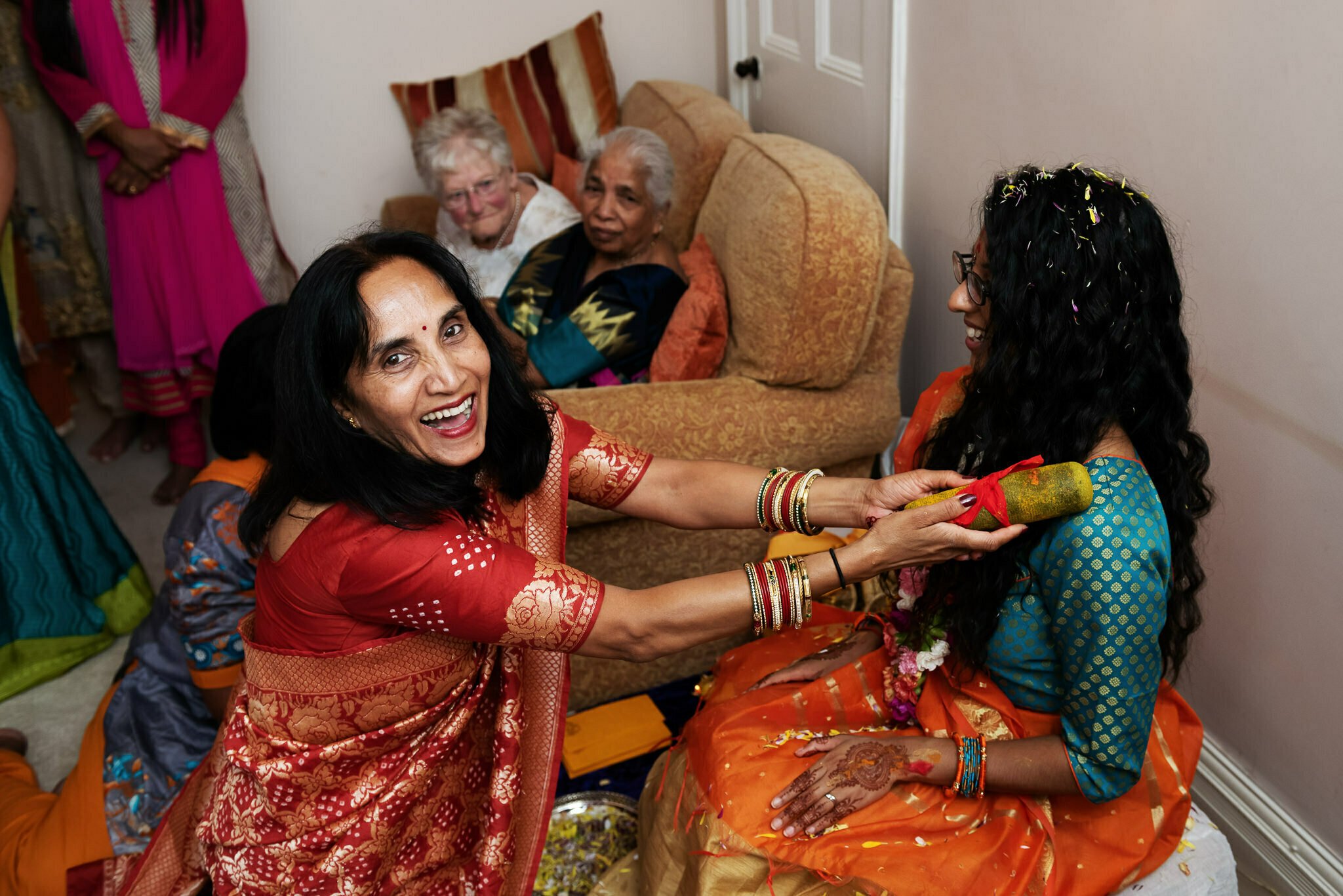 Pithi Ceremony photography - Hindu wedding photography