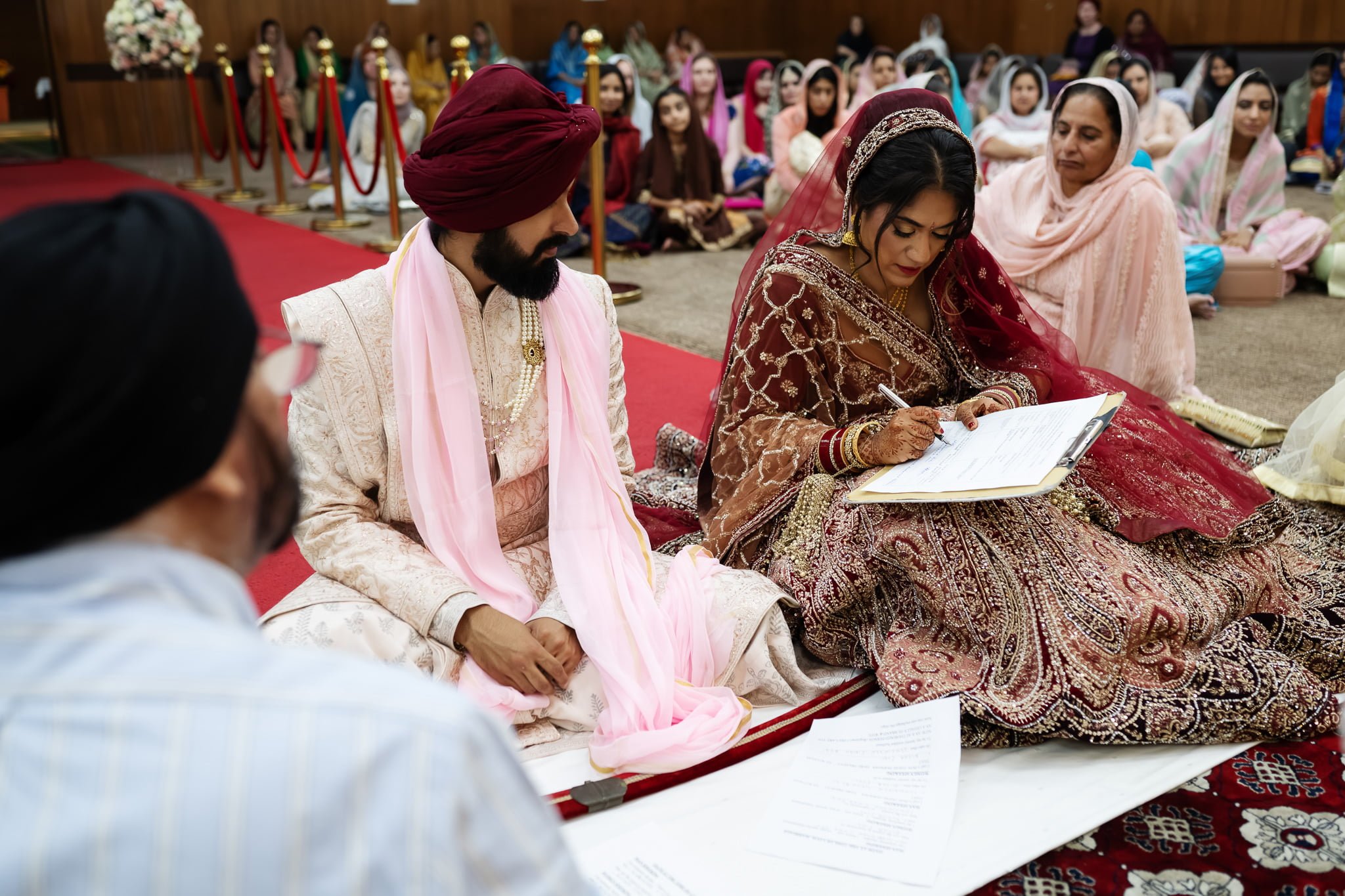 Sikh Wedding Photography - Ealing Gurdwara (London Sikh Centre)